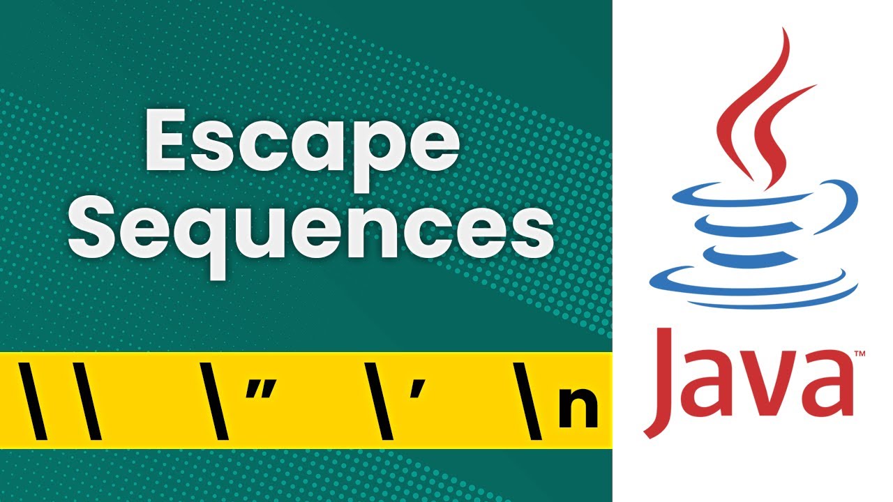 Escape Sequence (Java Tutorial)
