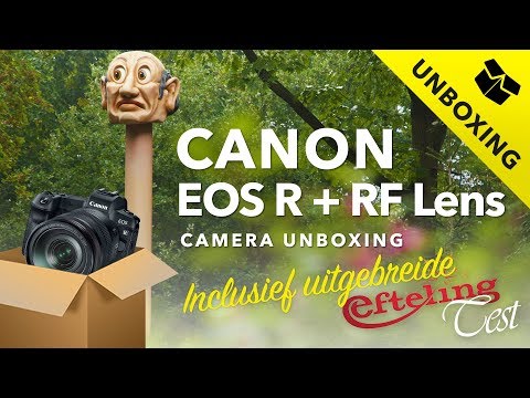 Canon EOS R + RF Lens unboxing & Efteling test - Kamera Express