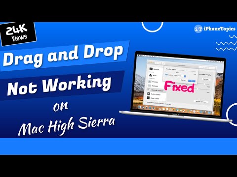 Drag and drop not working on Mac High Sierra? Here's the fix