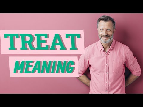 Treat | Meaning of treat
