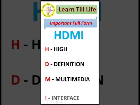 HDMI || Full form of HDMI #shorts