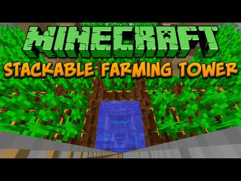 Minecraft: Stackable Farming Tower Tutorial Minecraft Project