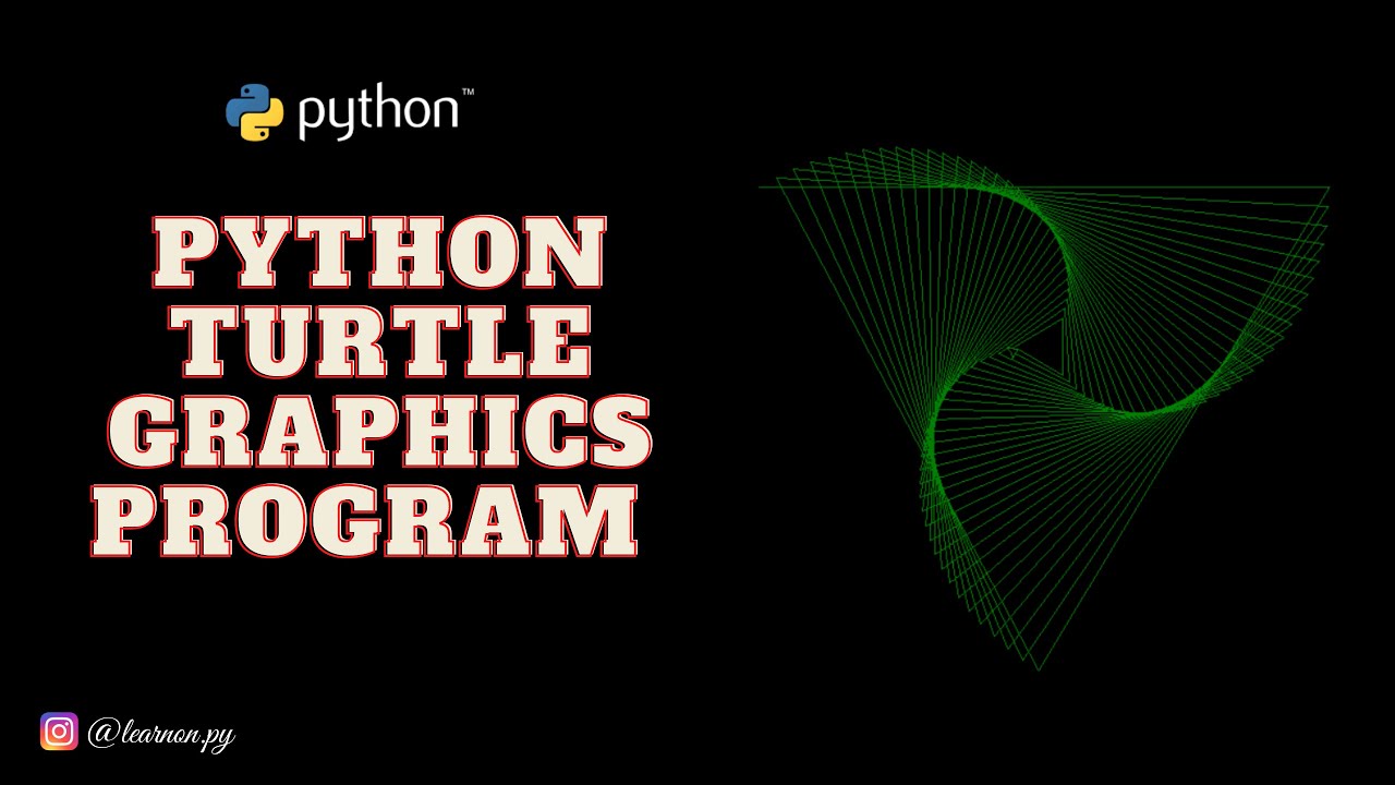 Python Turtle Graphics - 4 | Amazing Python Turtle Design |