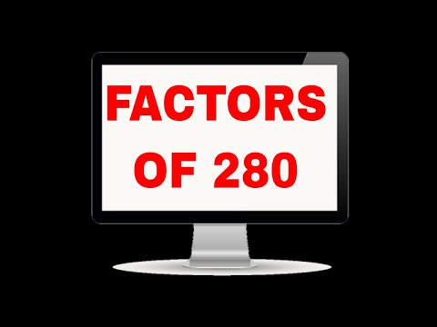 Factors of 280