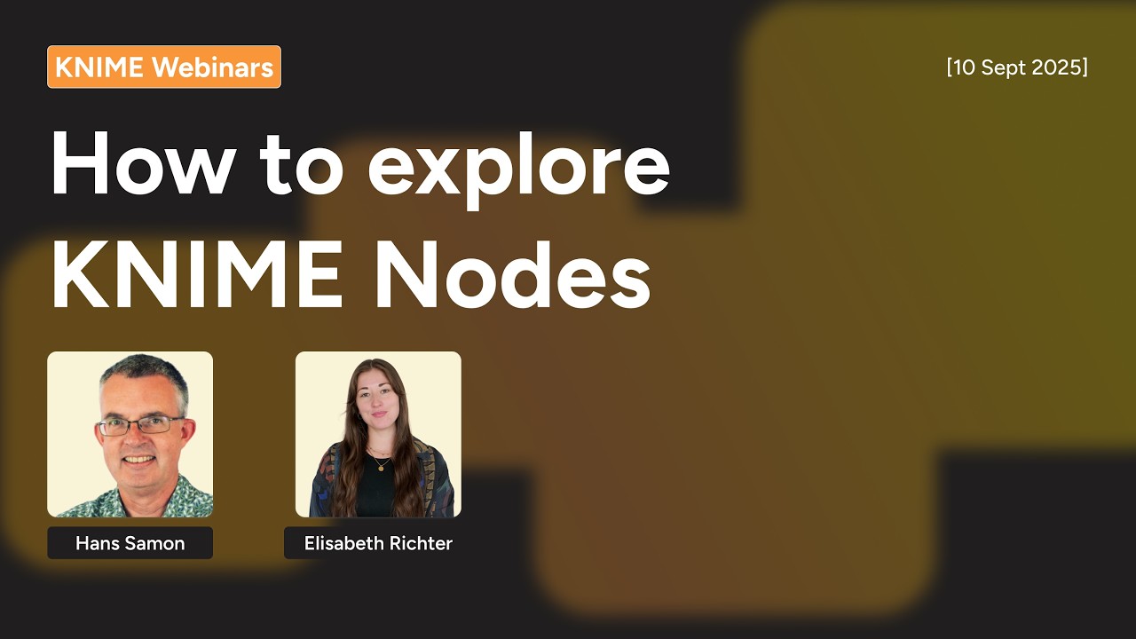 Get Started with Nodes & Workflows in KNIME