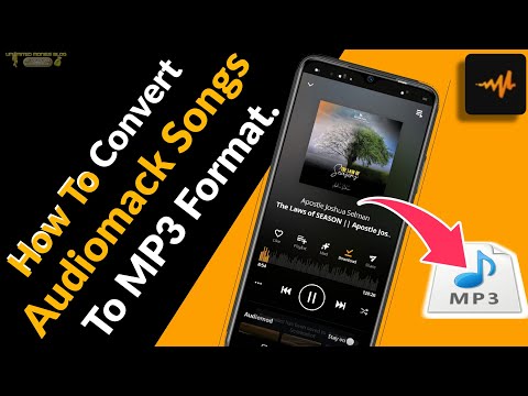 How to Convert Audiomack Songs to MP3 Format And Share.