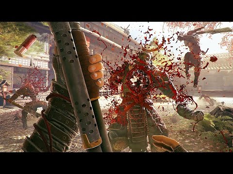 Shadow Warrior 2 Gameplay Demo Cyber Wang and Chainsaw Katana
