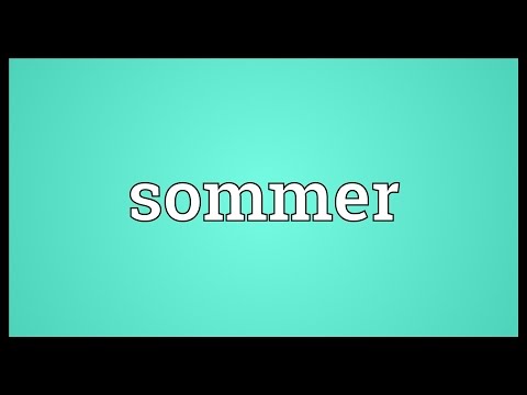 Sommer Meaning