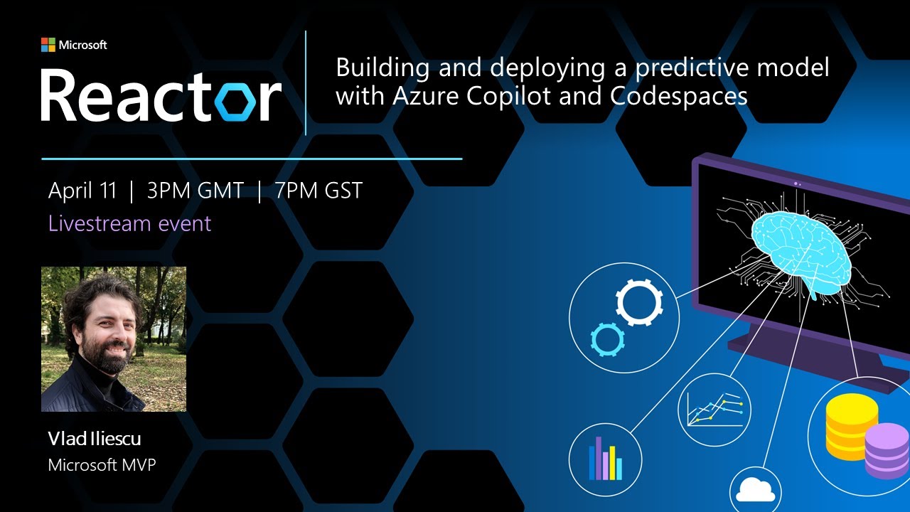 Building and deploying a predictive model with GitHub Copilot and Codespaces