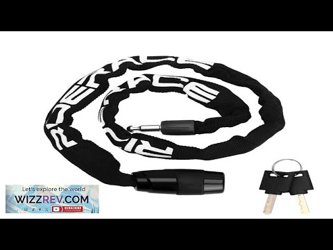 RIDERACE Bike Chain Lock Portable High Security Anti-Theft Bicycle Lock with 2 Review