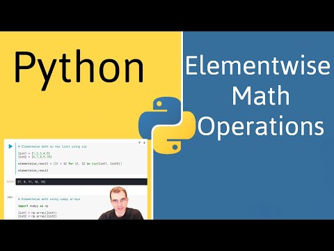 How to Do Elementwise Math in Python