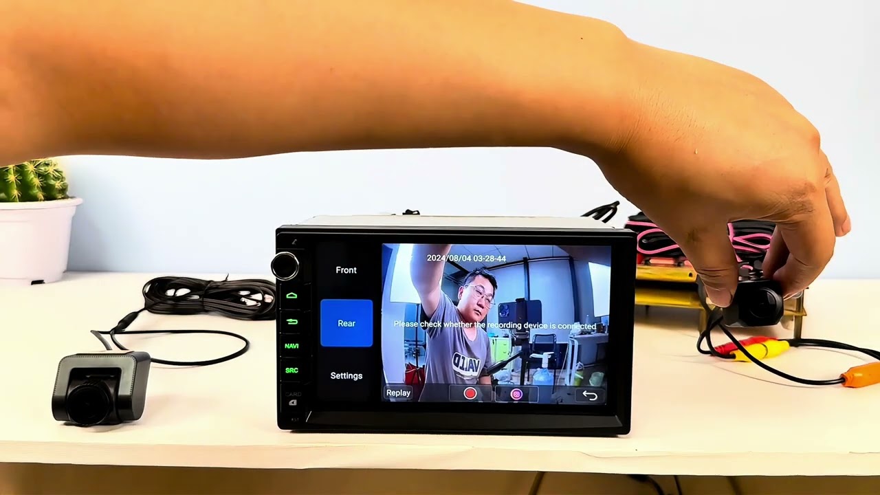 JOYING Qualcomm Android 12 Double Din 7 inch Car Stereo with Volume Knob