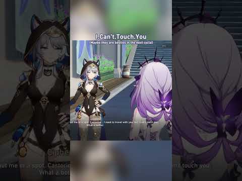 I can't touch you #cipher #castorice #honkaistarrail #hoyoverse