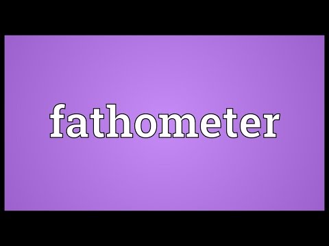 Fathometer Meaning