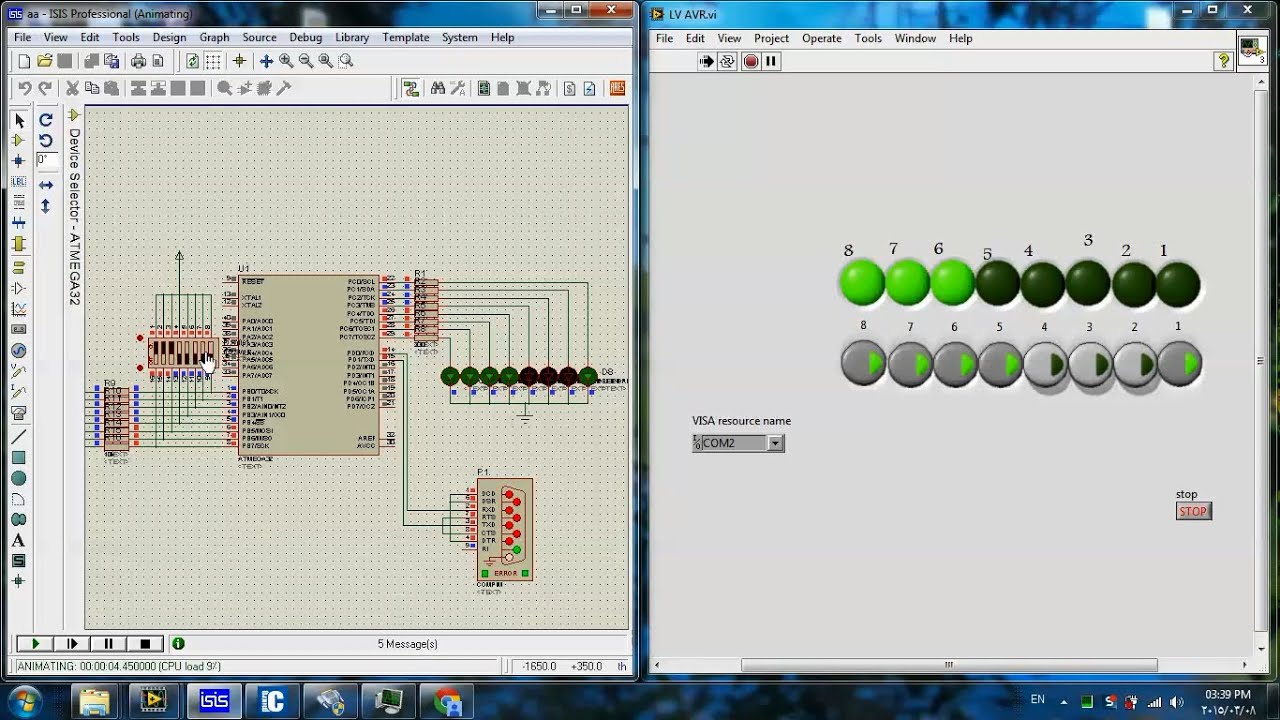 LabVIEW-Microcontroller Interface (Serial Communication) #1-b