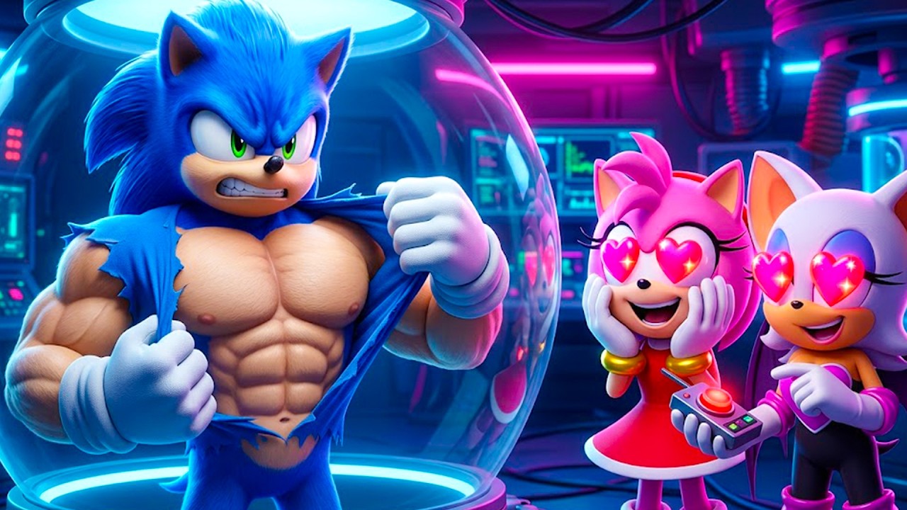 Sonic Story: Amy Rose and Rouge conduct a crazy love experiment on Sonic || Sonic The Hedgehog 3