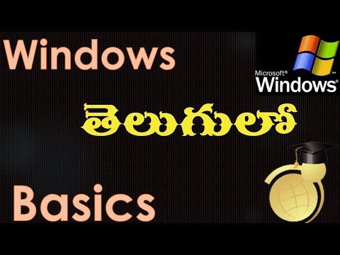 Introduction to Computers and Windows OS in Telugu - Window Parts