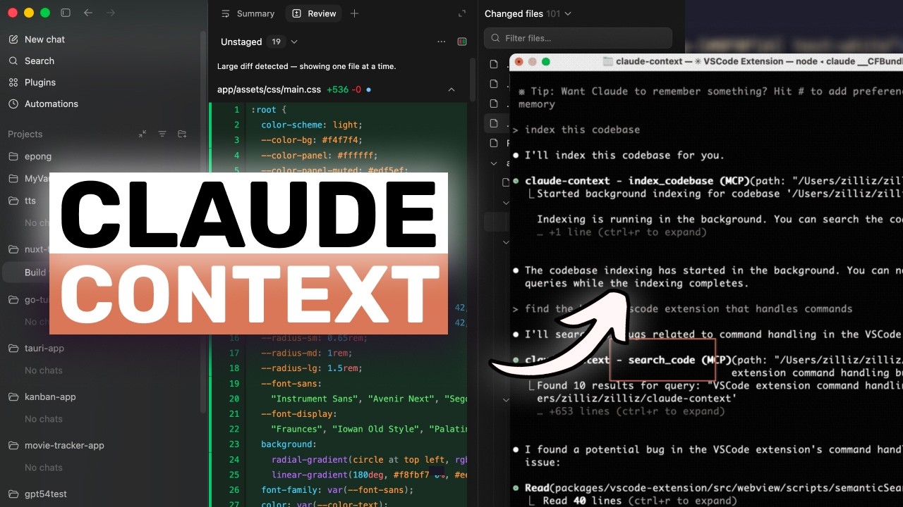 Claude Context: This NEW & SIMPLE PLUGIN is CRAZY!