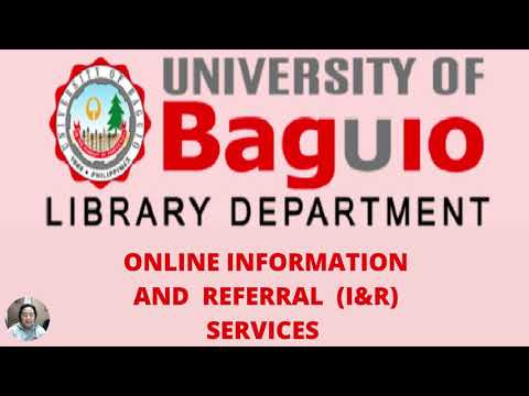 UB Library Online Information & Referral Services