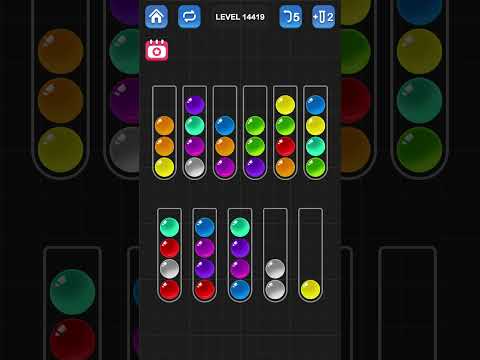Ball Sort Puzzle by Guru Game: Levels 14416, 14417, 14418, 14419, 14420