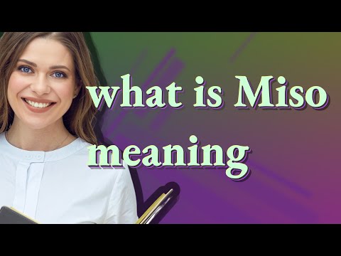 Miso | meaning of Miso