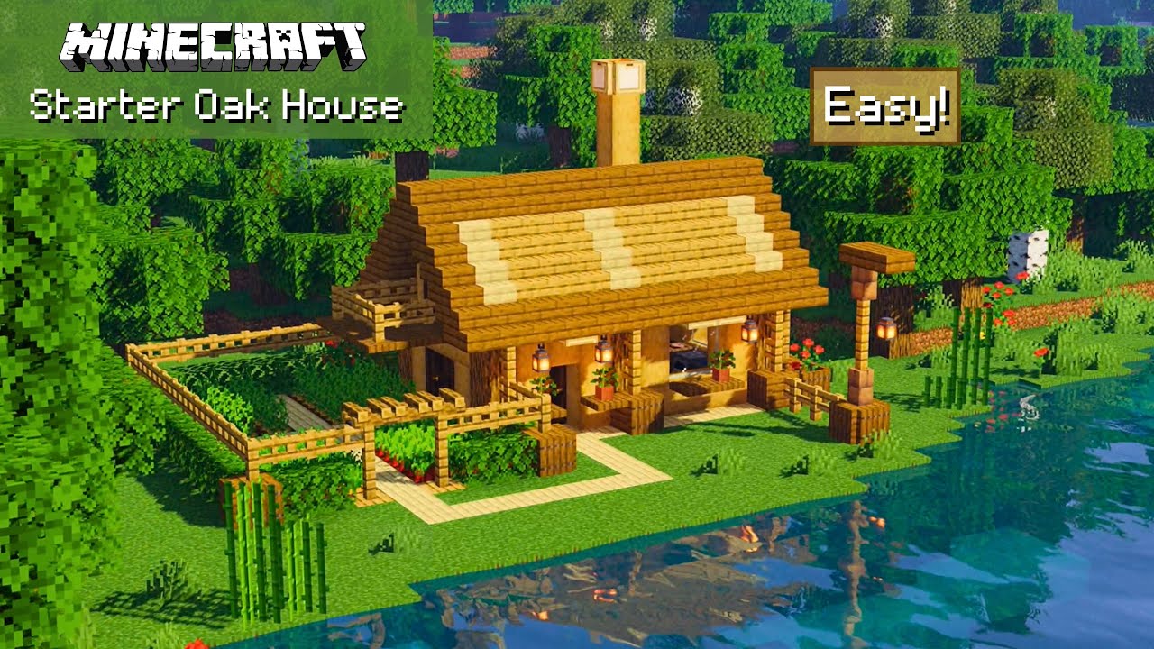 Minecraft: How to Build a Starter Oak House - Minecraft Builders