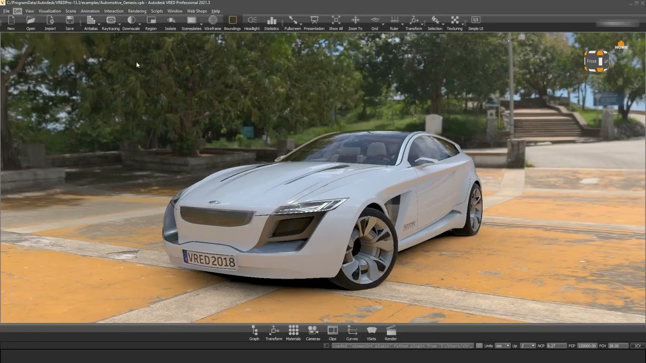 VRED Python Tutorial 4: How to write script plugins