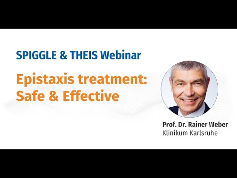 Webinar - Epistaxis treatment: Safe & Effective