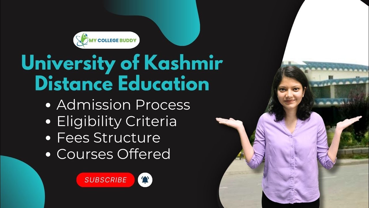 University of Kashmir Distance Education | Approvals, Rankings, Fees Structure!