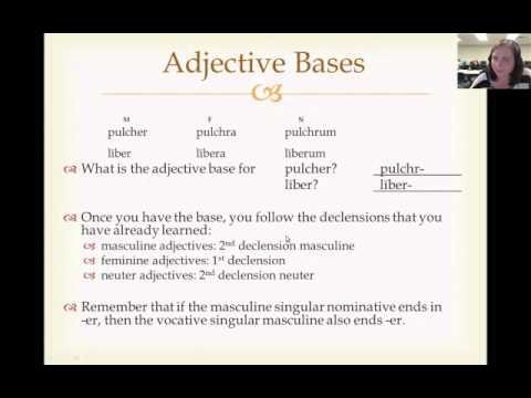 Ch. 5: Adjectives that end in -er