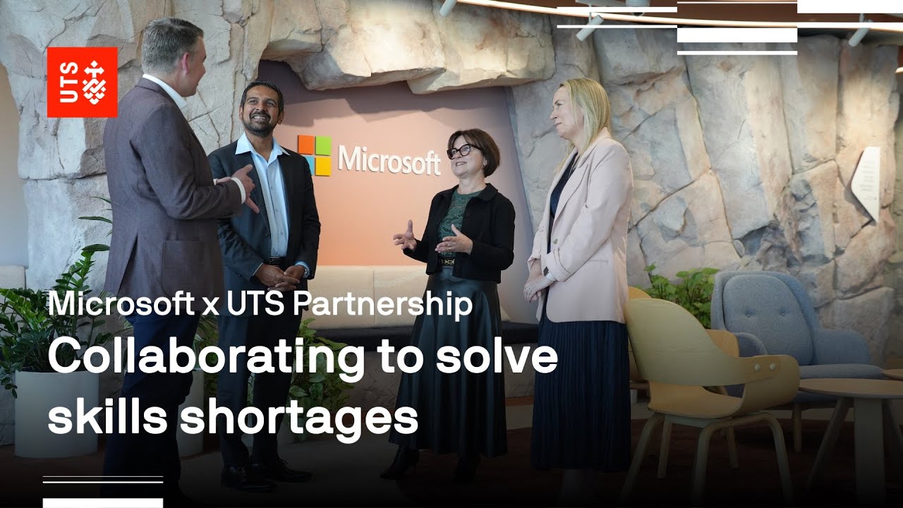 Microsoft x UTS: Collaborating to solve skills shortages