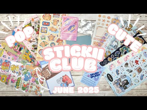 Stickiiclub Spoilers | June 2025 | Cute and Pop Packs!
