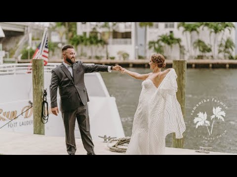 Rebecca + Jakob Wedding Film | Sundream Yacht Charters | Fort Lauderdale, Florida