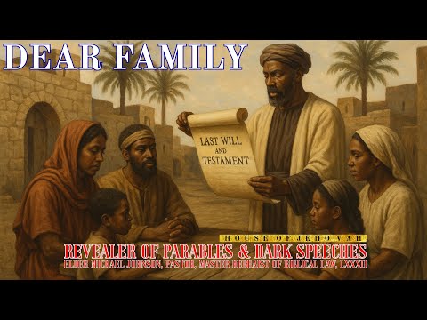 Dear Family, The Last Will and Testament | Elder Michael Johnson