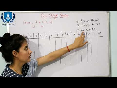 Learn Coin Change Problem Number of ways to get total | Dynamic Programming | Algorithms - Mind ...