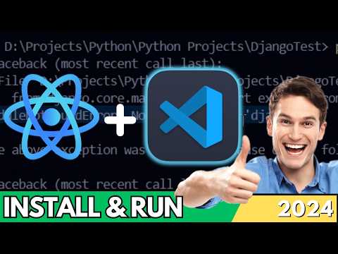How to Run ReactJS App in Visual Studio Code | Install React (VSCode)