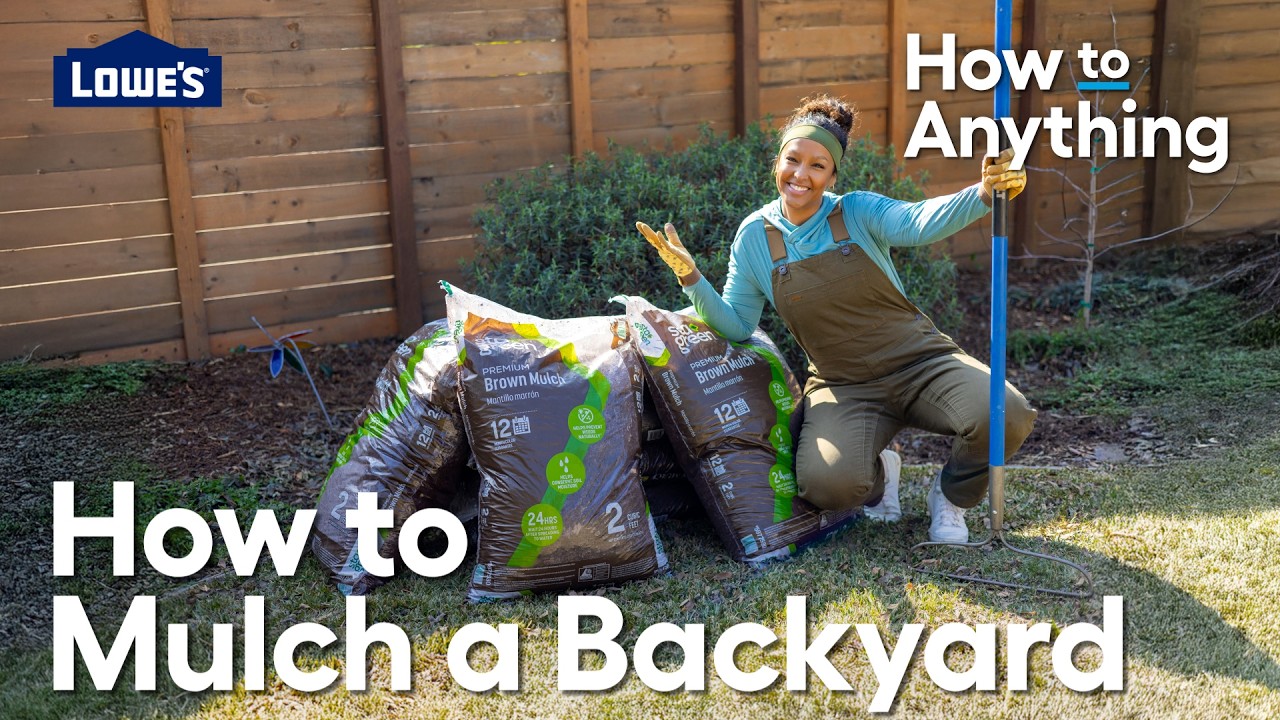 How to Mulch a Backyard | How To Anything
