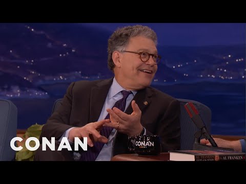 Senator Al Franken: My Staff Had To Reign My Humor In | CONAN on TBS