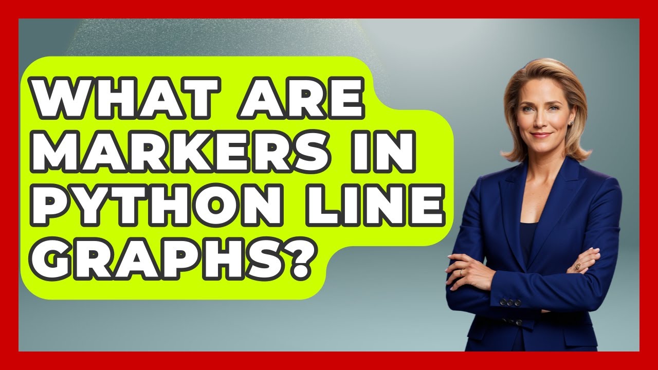 What Are Markers In Python Line Graphs? - Python Code School