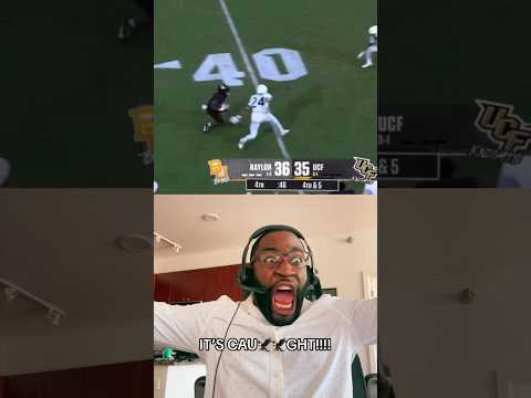 IT’S CAUGHT! Hornets announcer Eric Collins calling football is golden😂 #ericcollins #ucf #cfb #nba
