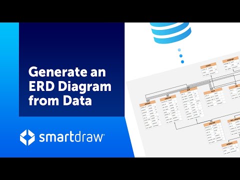 Generate an ERD from Data Automatically with SmartDraw's Data Visualizer