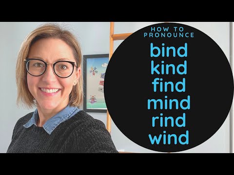 How to Pronounce IND in BIND, FIND, KIND, MIND, RIND, WIND - English Reading & Pronunciation Lesson