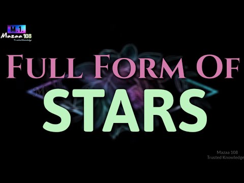 Full Form of STARS | STARS full form | STARS means | STARS Stands for | STARS | 18 Seconds Knowledge