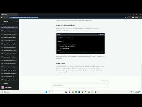 IndexError list index out of range in python code