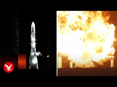 Moment SpaceX rocket explodes into fireball before launch in Texas