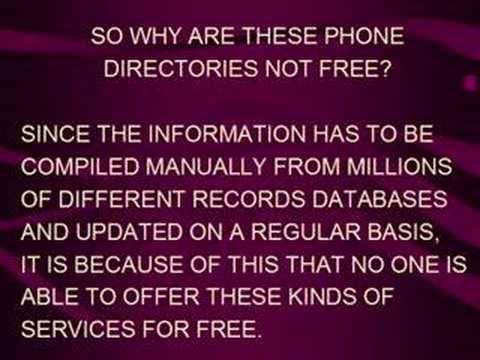 Reverse Phone Number Directory Canada - Does One Exist FREE?