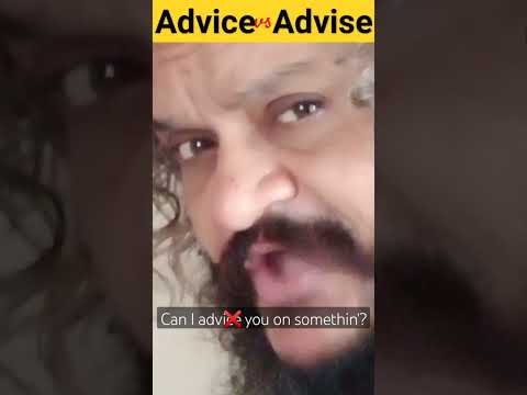 Advice Vs Advise: #Vocabulary #Pronunciation #LearnEnglish