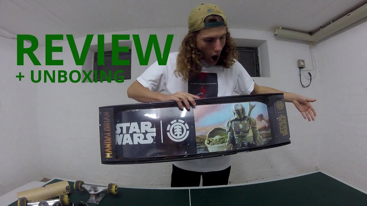 Star Wars The Mandalorian x Element Skateboard 8.0 / REVIEW