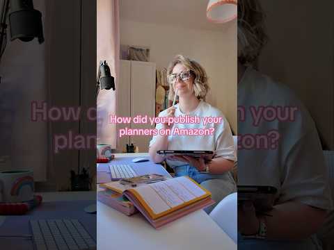 How I design and publish planners and journals with Amazon KDP #amazonkdp #selfpublishing