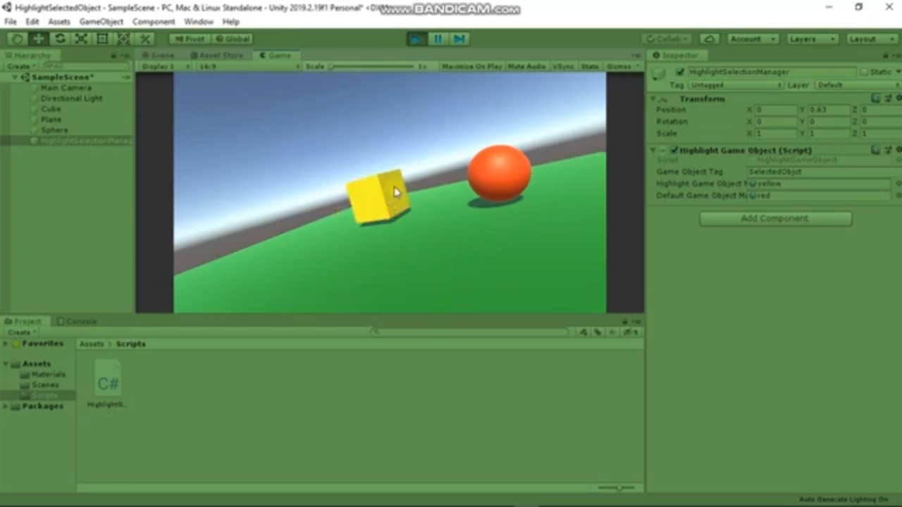 Selecting Objects with Raycast - Unity Tutorial #Unity #UnityTutorial #GameDevelopment